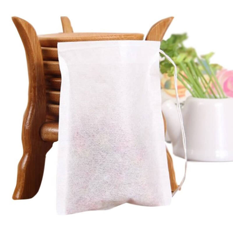 PLA Corn Starch Biodegradable Tea Bag Tea Filter Paper Bag With Cotton ...