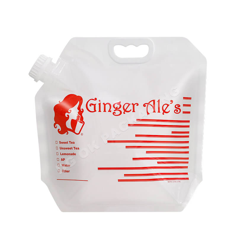 Custom Printing Spouted Aluminum Foil Plastic 1L 2L 2.5L 5L Water ...