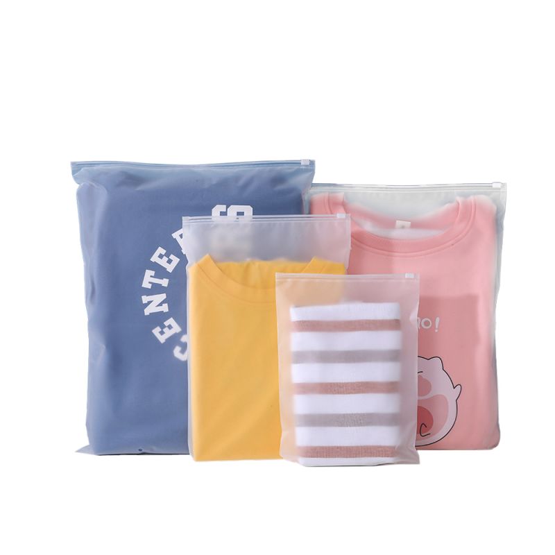 Transparent frosted PVC plastic garment packaging bag | OK Packaging