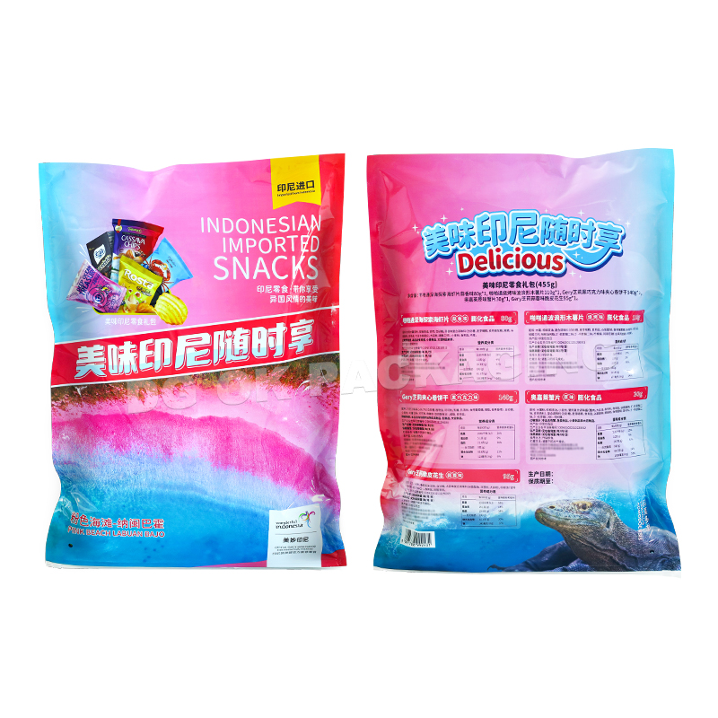 Laminated Resealable Plastic Zipper Bag With Slide Stand Up Pouch ...